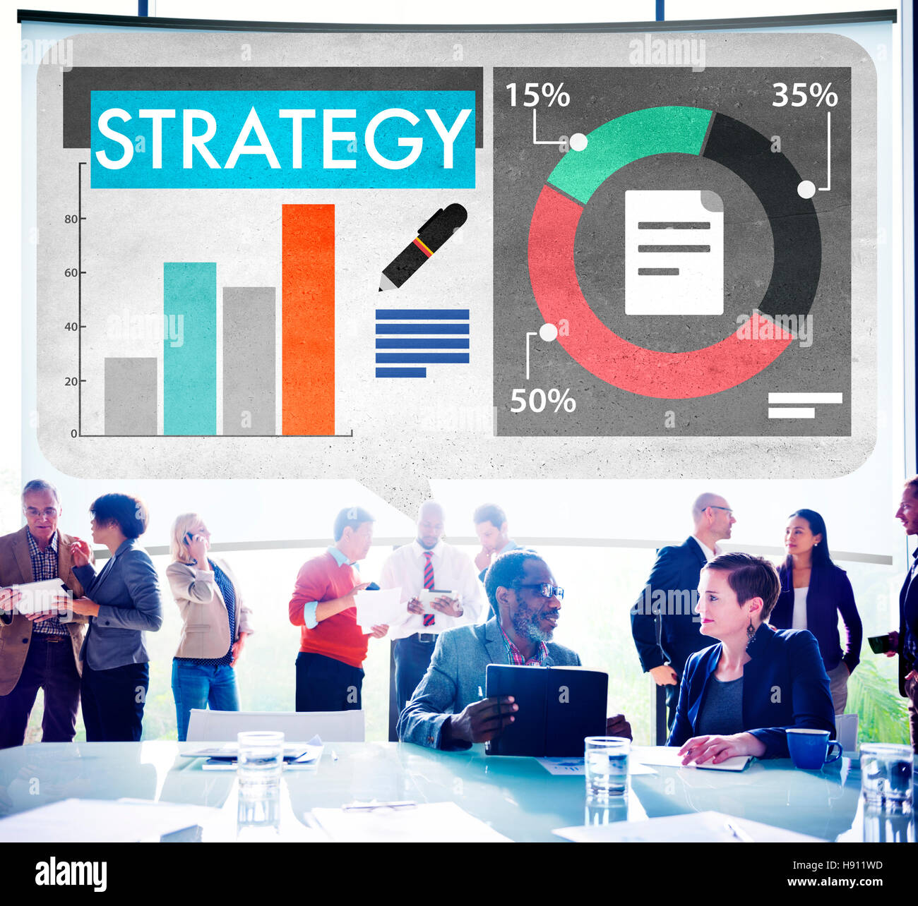 Strategy Plan Marketing Data Ideas Innovation Concept Stock Photo - Alamy