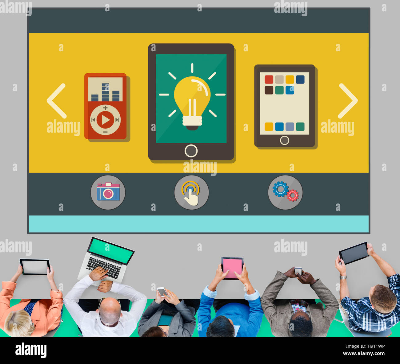 Social Media Social Networking Technology Connection Concept Stock ...