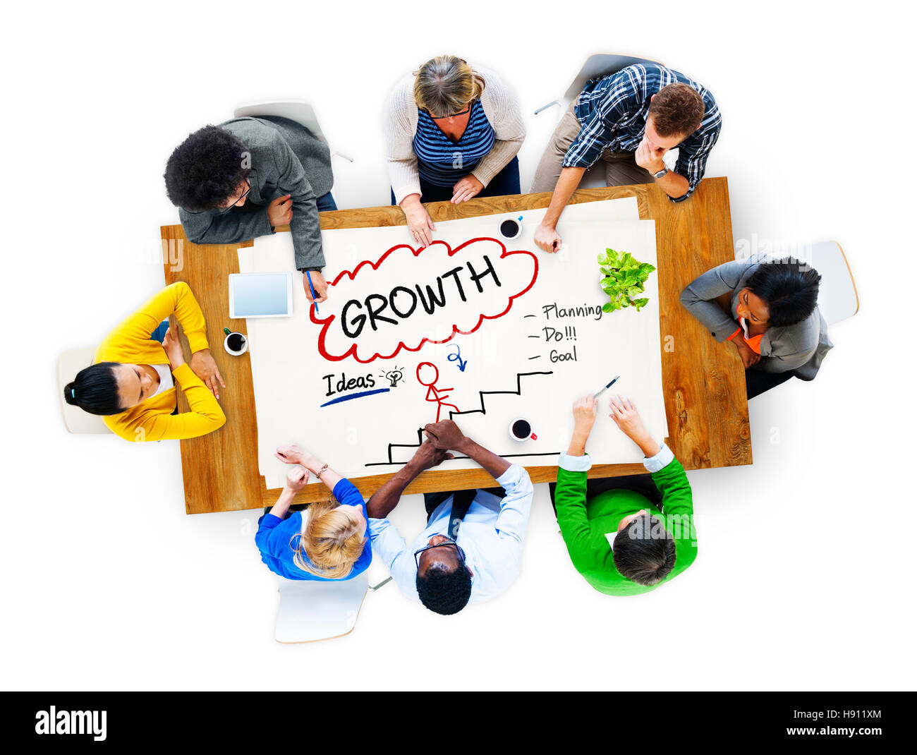 Growth Planning Ideas Goal Development Concept Stock Photo - Alamy