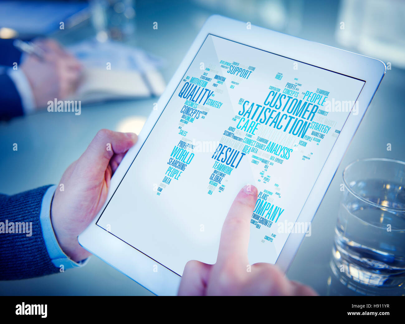 Customer Satisfaction Reliability Quality Service Concept Stock Photo ...