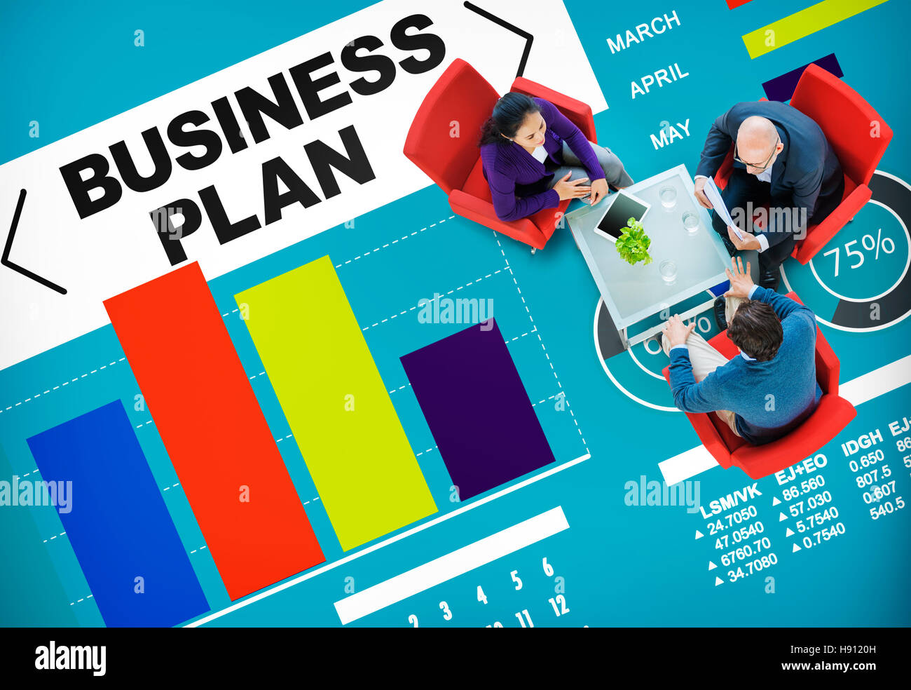 Business plan Bar Graph Data Development Information Concept Stock ...