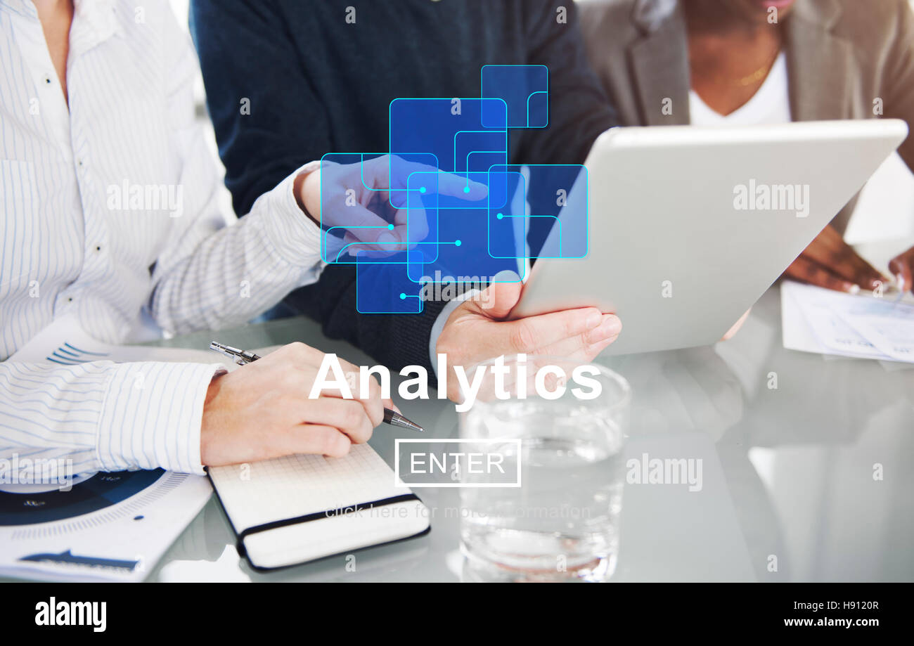 Analytics Data Analysis Information Internet Concept Stock Photo - Alamy