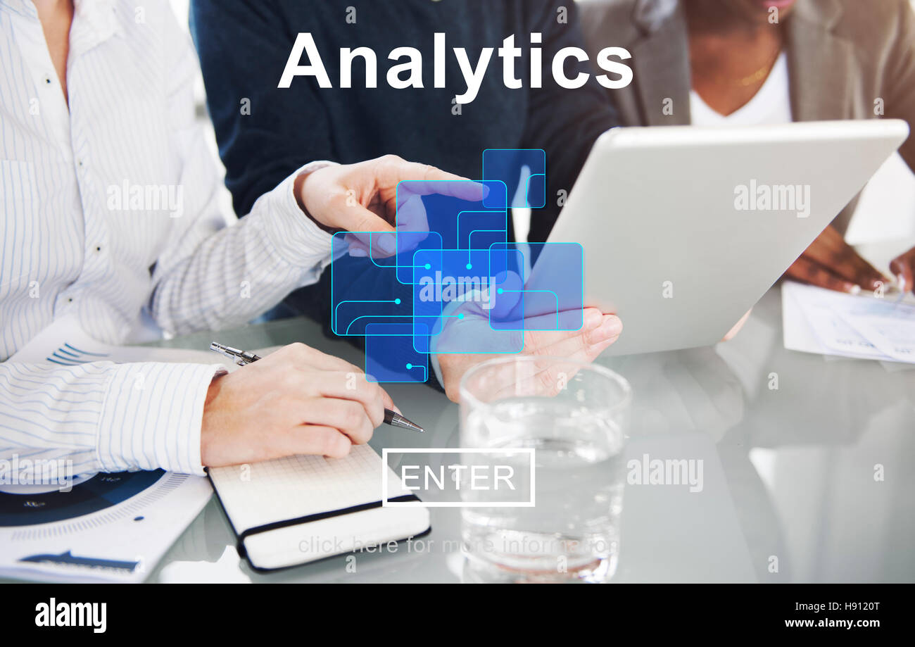Analytics Data Analysis Information Internet Concept Stock Photo - Alamy