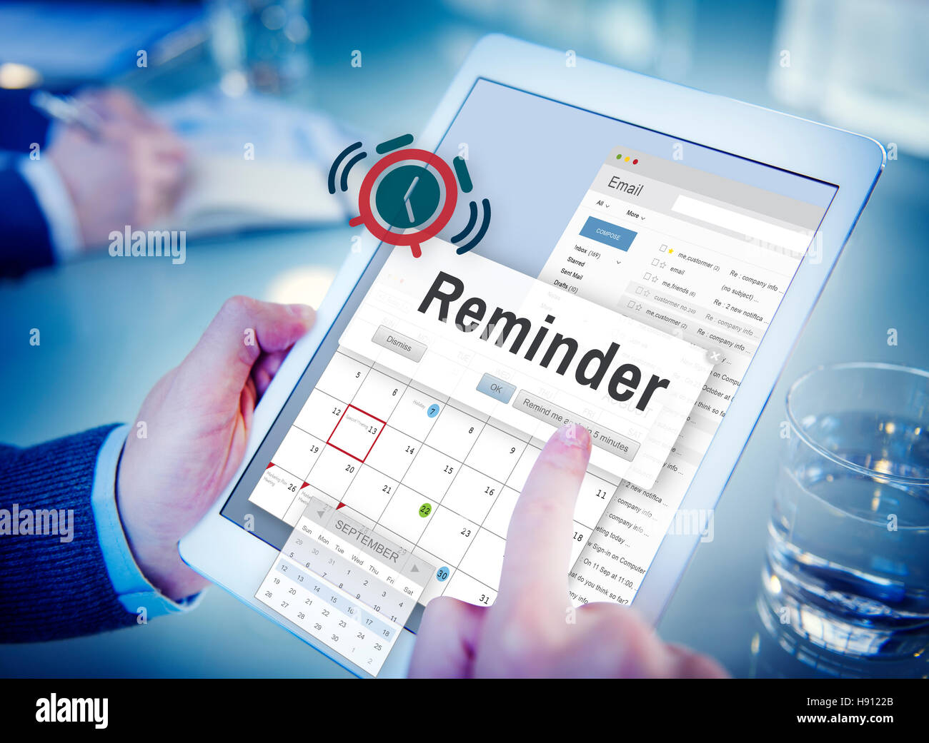 Reminder Planner Calendar Event Concept Stock Photo - Alamy