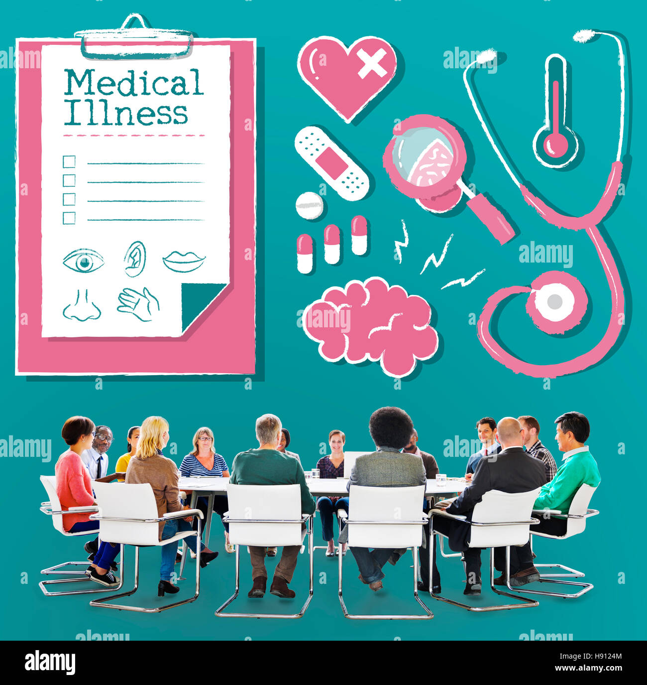 Diagnose Medical Illness Hospital Healthcare Concept Stock Photo - Alamy