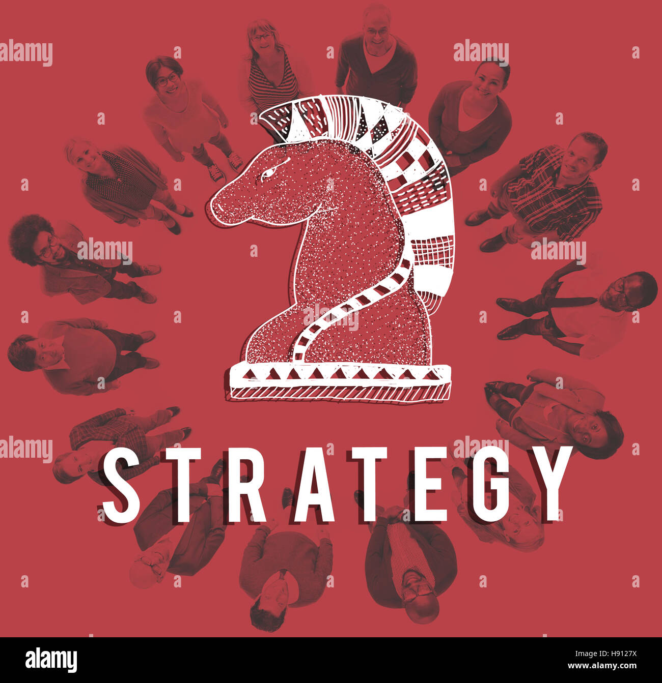 Knight Chess Piece Strategy Graphic Concept Stock Photo - Alamy
