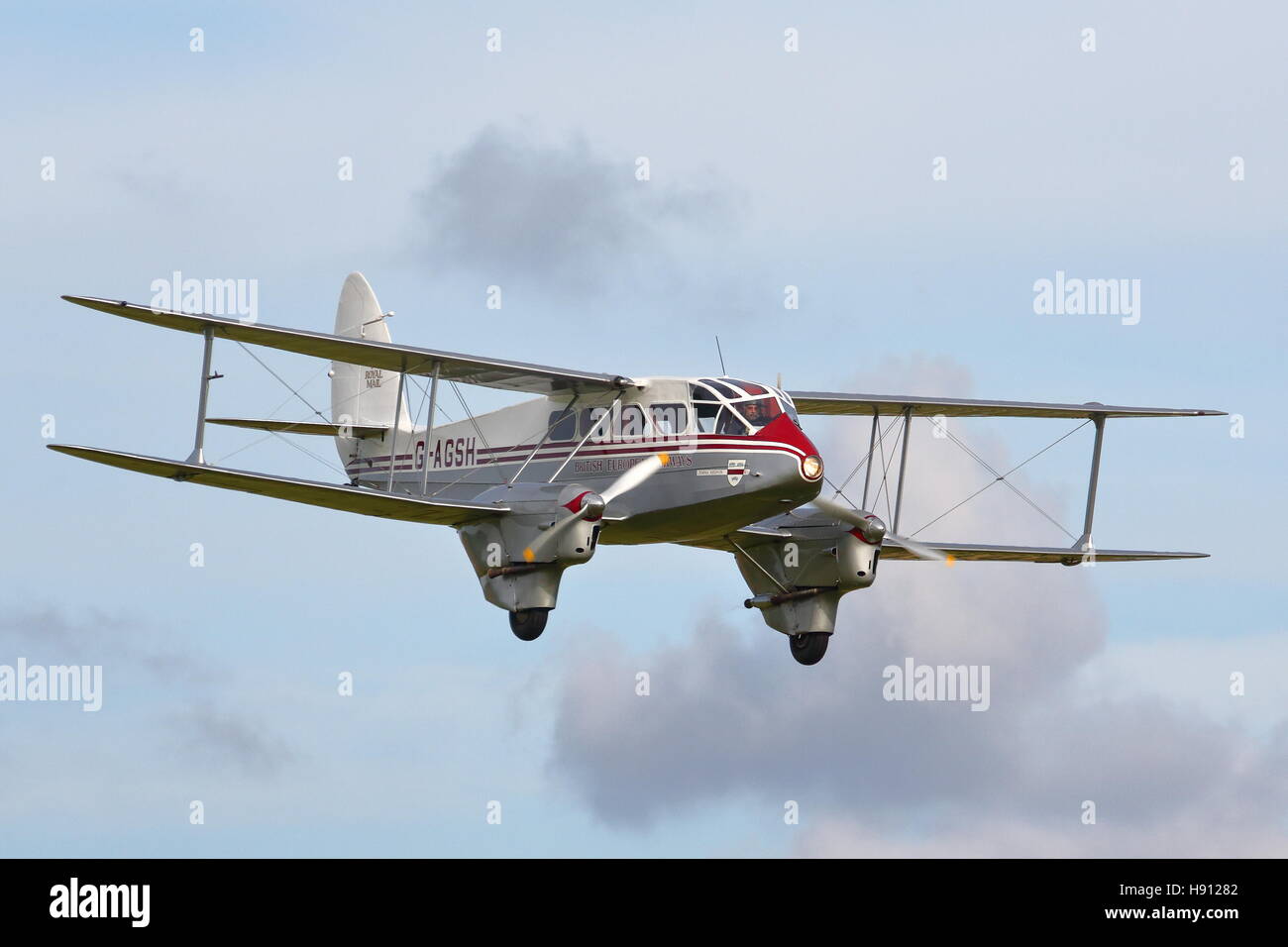 British European Airways de Havilland DH.89 Dragon Rapide G-AGSH at the ...