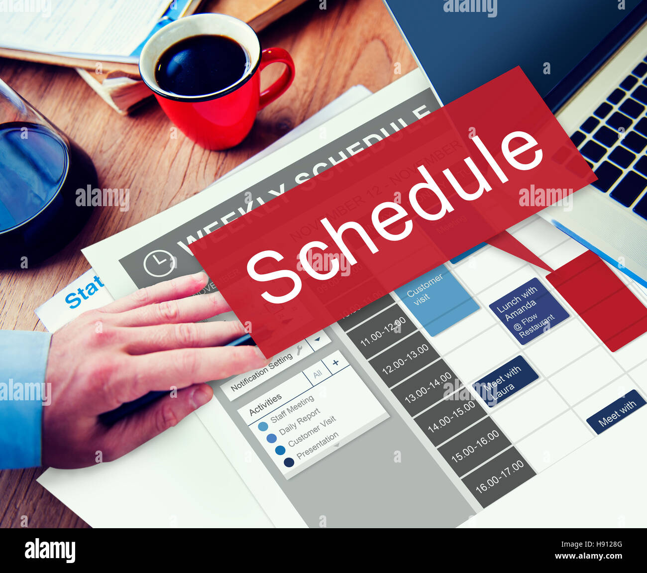 Schedule Organization Planning List To Do Concept Stock Photo - Alamy