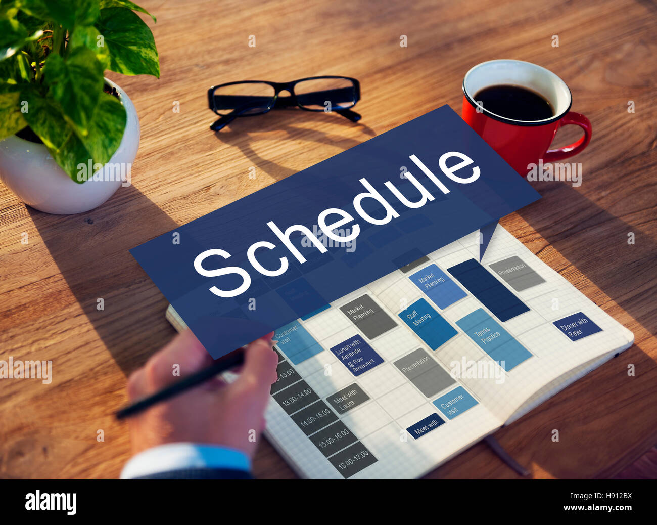Schedule Organization Planning List To Do Concept Stock Photo - Alamy