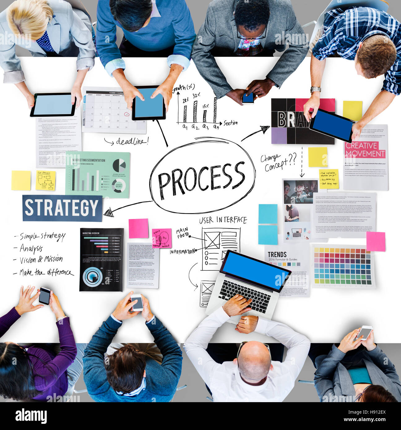 Process Action Activity Practice Procedure Task Concept Stock Photo - Alamy