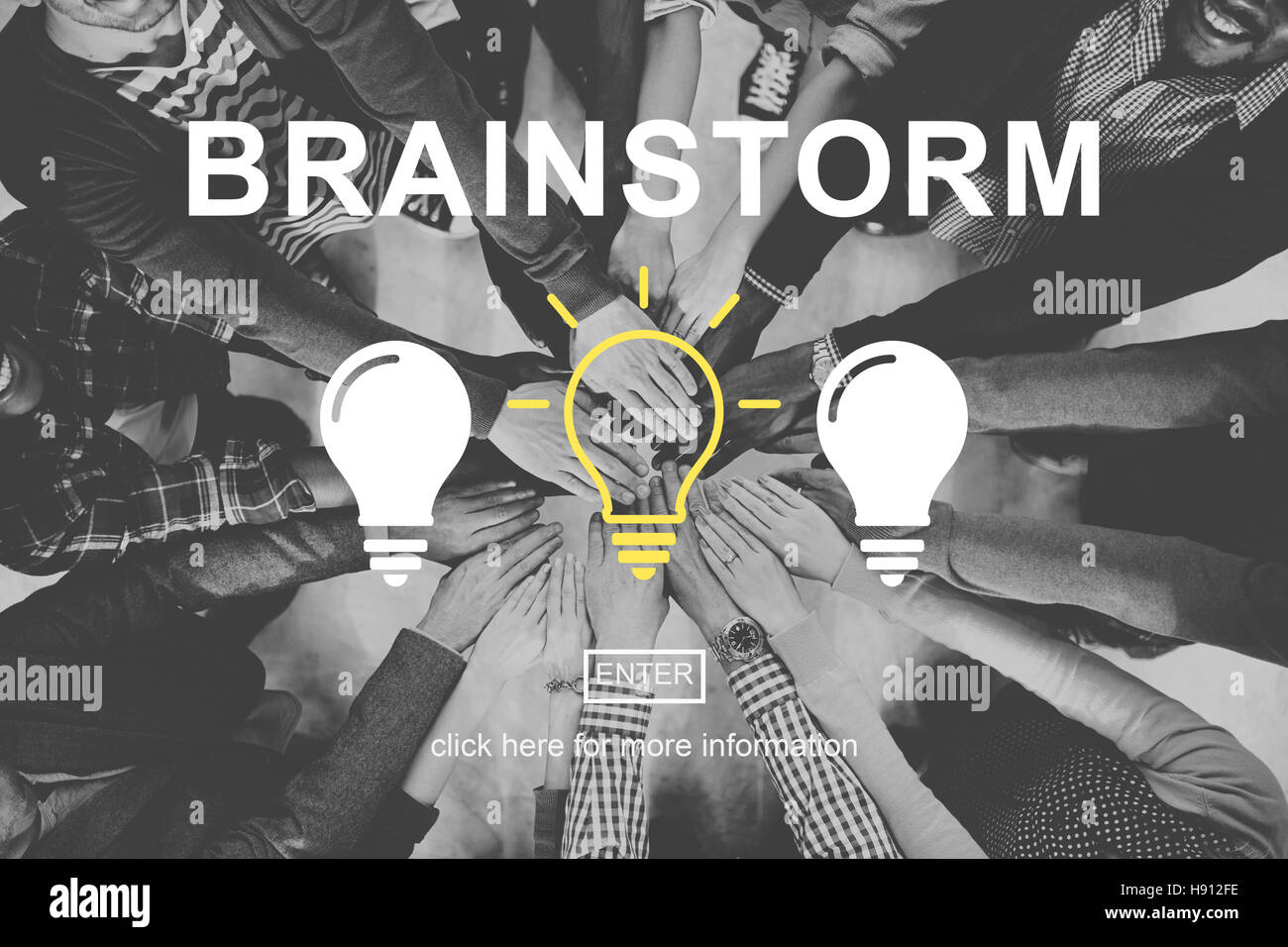 Brainstorm Creative Ideas Discussion Thinking Concept Stock Photo - Alamy