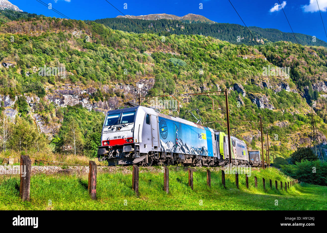Gotthard pass train hi-res stock photography and images - Alamy
