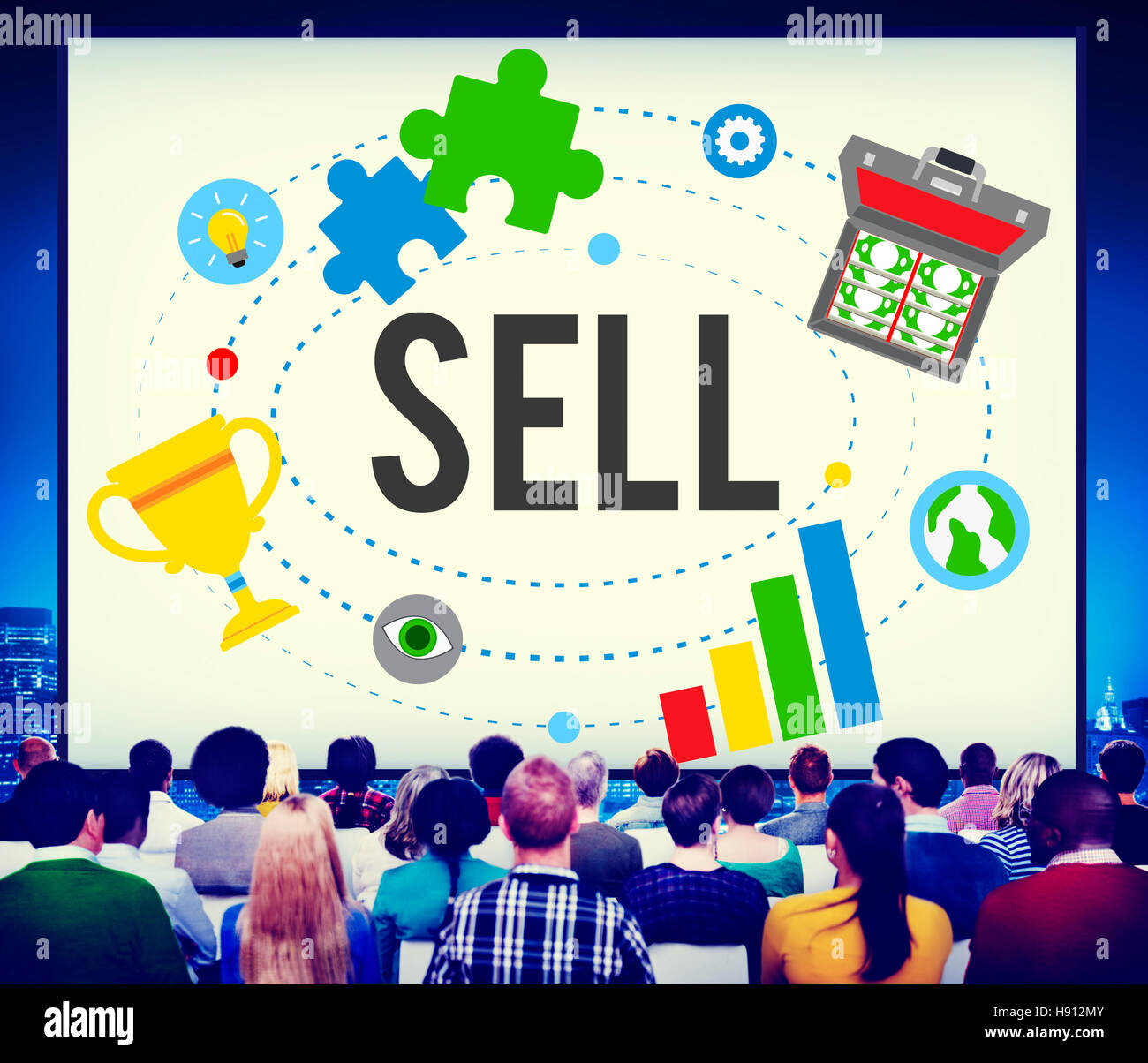 Sell Earning Money Payment Purchasing Concept Stock Photo - Alamy