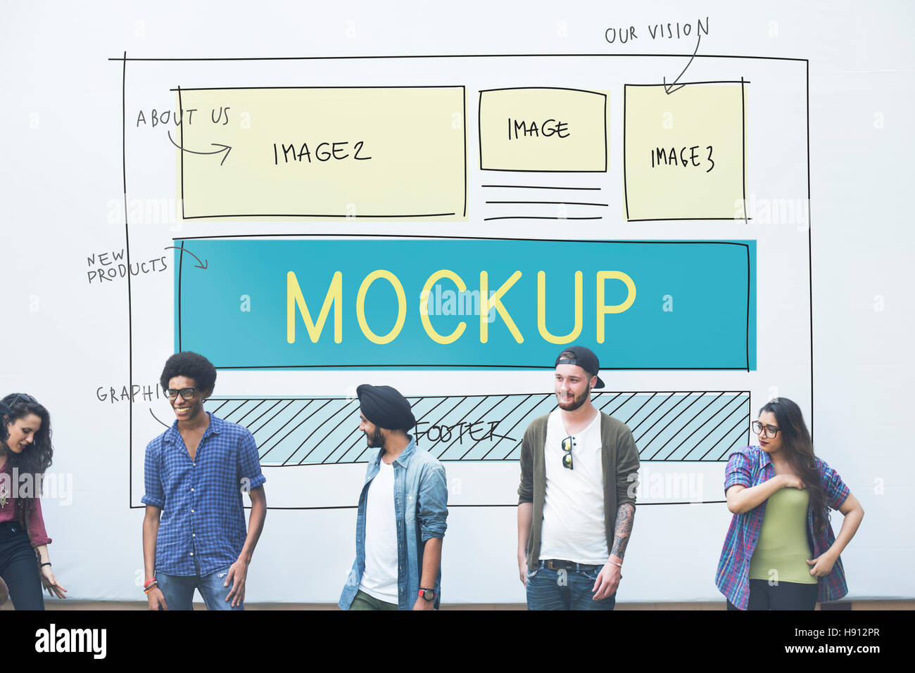 Mockup Object Imitate Model Replica Design Reproduce Concept Stock ...