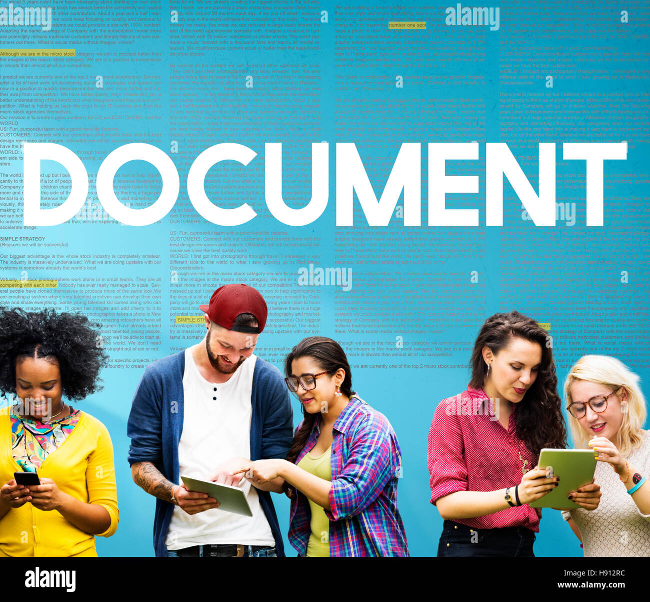 Document Forms Administrative Letters Notes Concept Stock Photo - Alamy