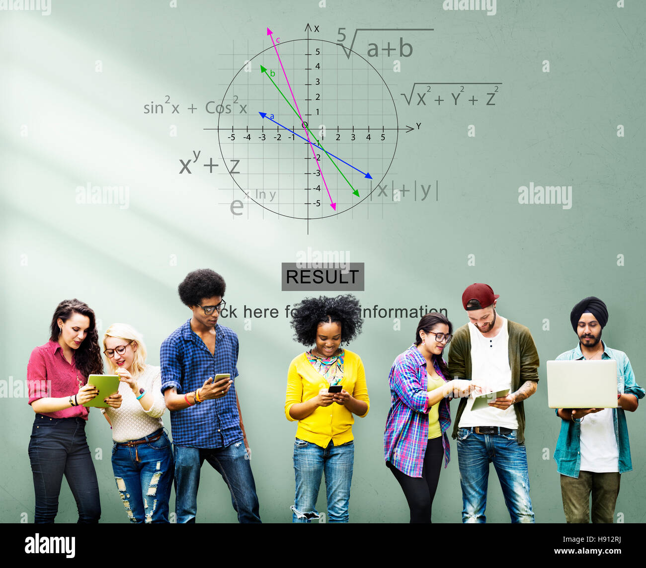 Equation Formula Geometry Calculation Concept Stock Photo - Alamy