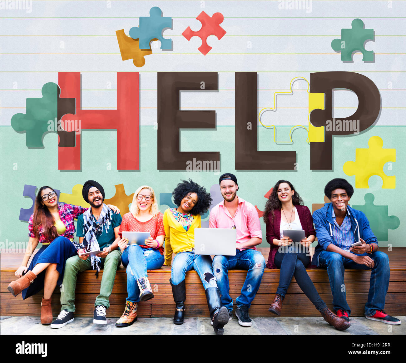 Volunteer service helping help hi-res stock photography and images - Alamy