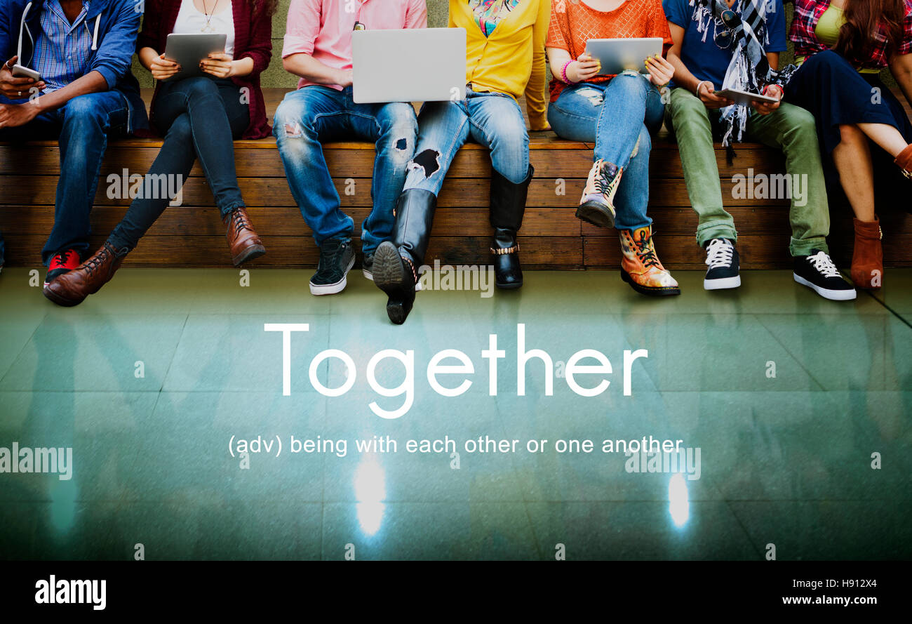 Together Community Family Friends Support Concept Stock Photo - Alamy