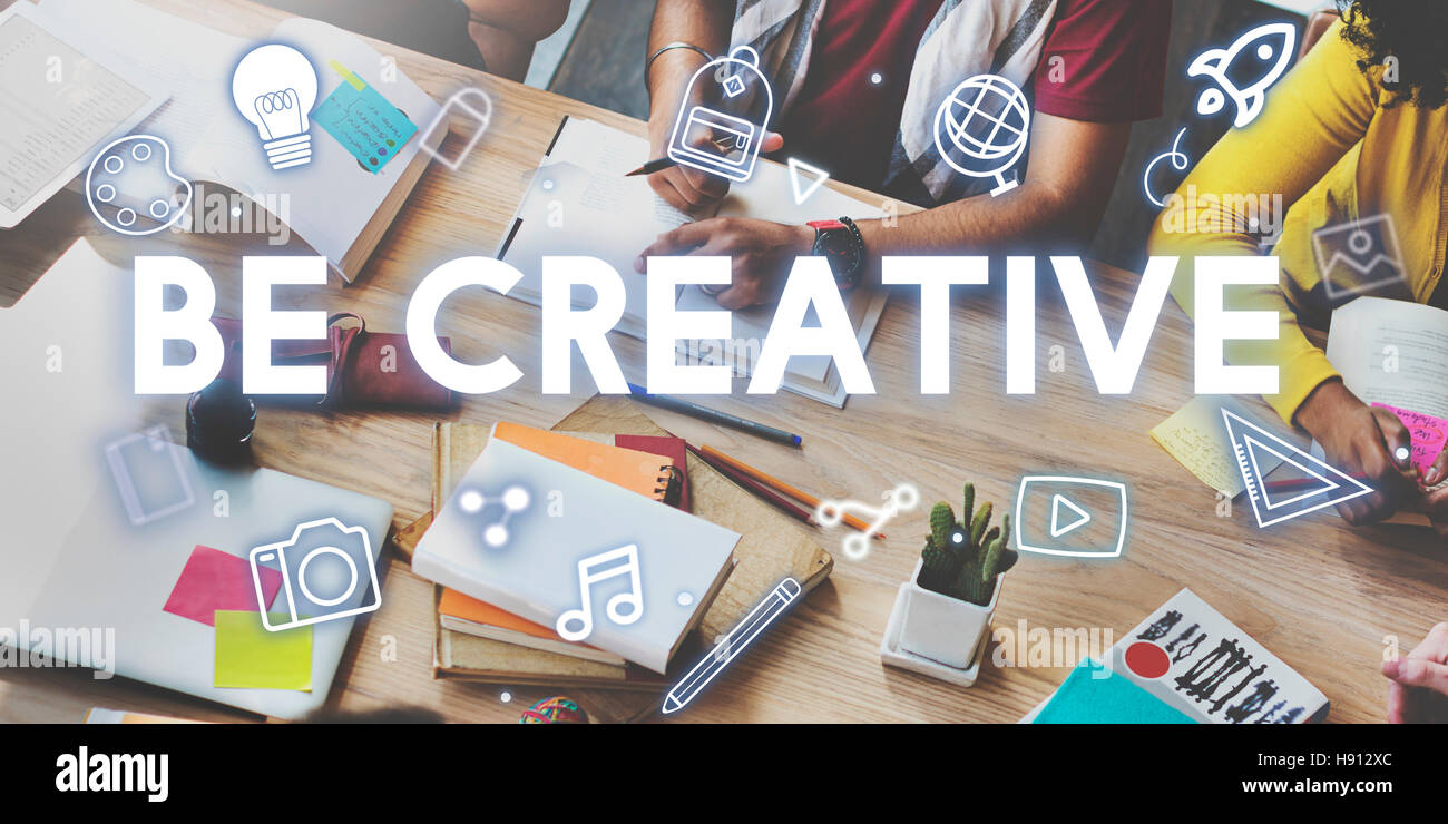 Creativity Design Process Graphics Concept Stock Photo - Alamy