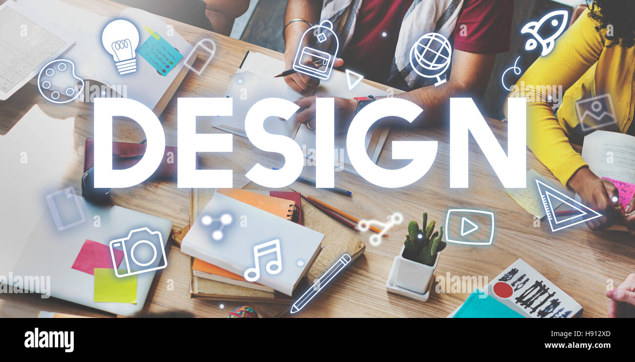 Creativity Design Process Graphics Concept Stock Photo - Alamy