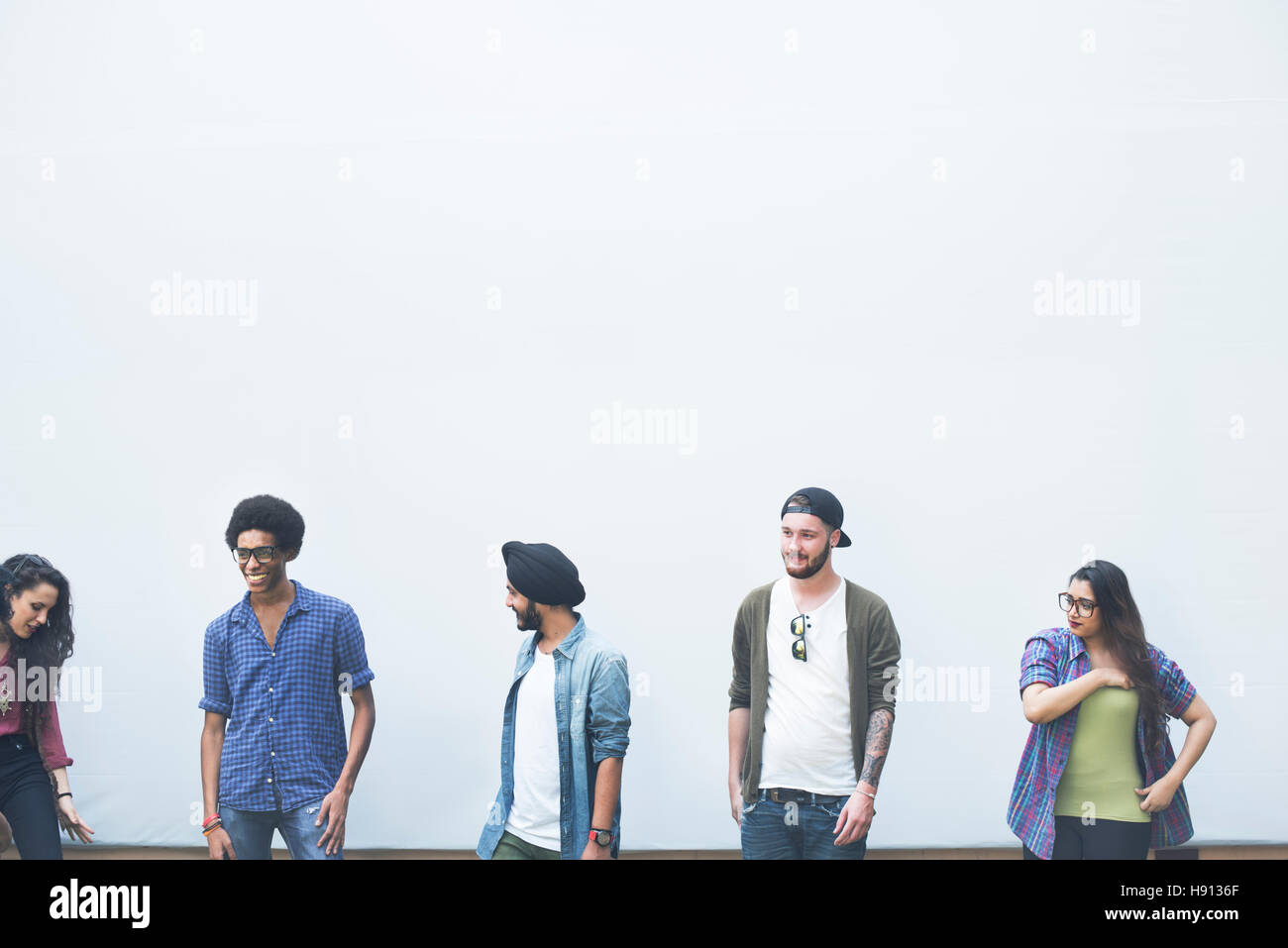 Students Friends Talking Together Concept Stock Photo - Alamy