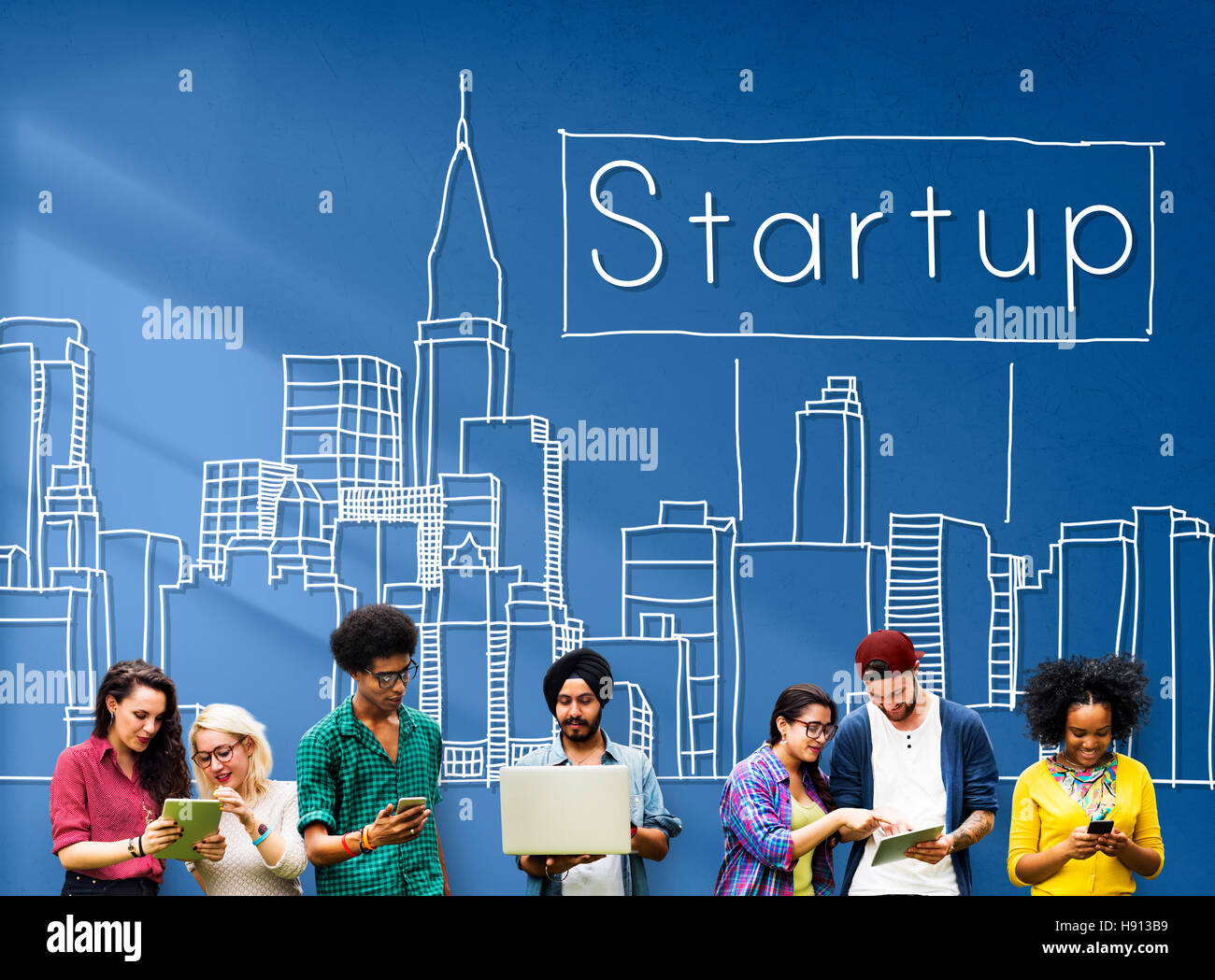 Startup New Business Vision Strategy Launch Concept Stock Photo - Alamy