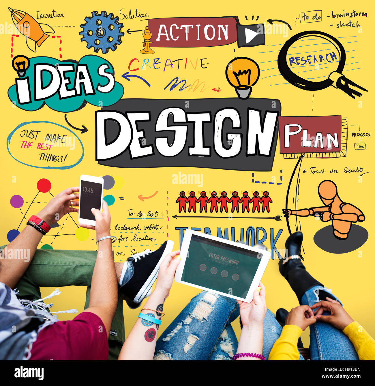 Design Creative Inspiration Ideas Concept Stock Photo - Alamy