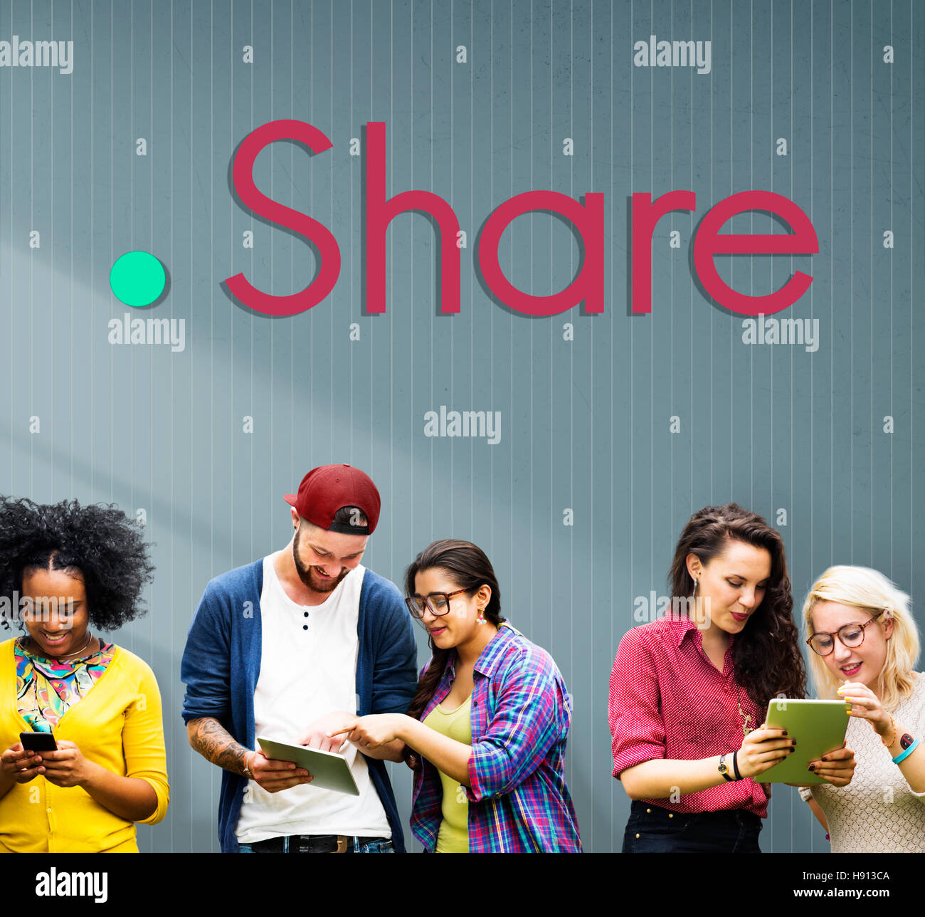 Share Sharing Ideas Graphic Concept Stock Photo - Alamy