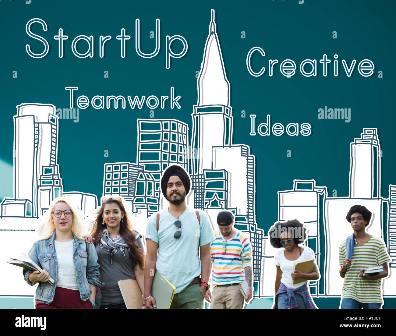 Startup Creative Teamwork Ideas Vision Strategy Concept Stock Photo - Alamy