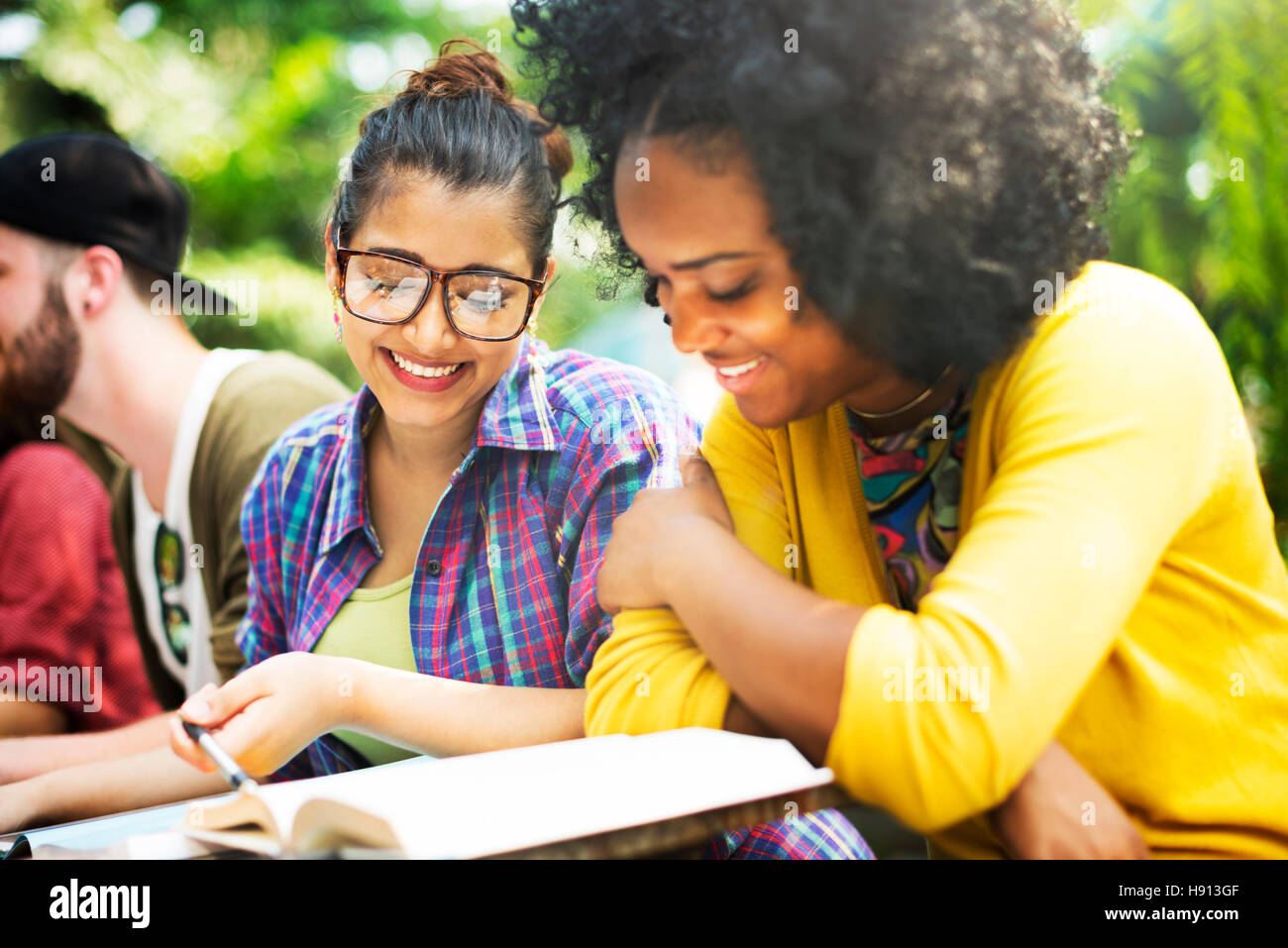 Diverse Group People Working Together Concept Stock Photo - Alamy