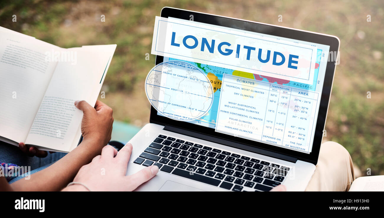 Longtitude Latitude World Cartography Concept Stock Photo - Alamy