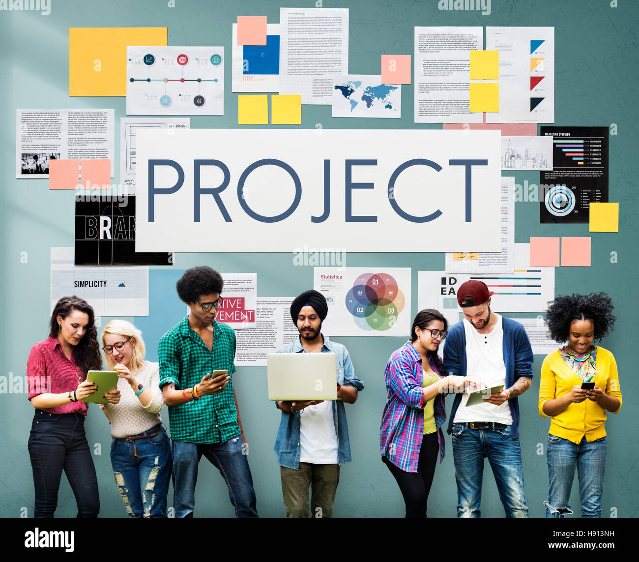Digital project plan hi-res stock photography and images - Alamy