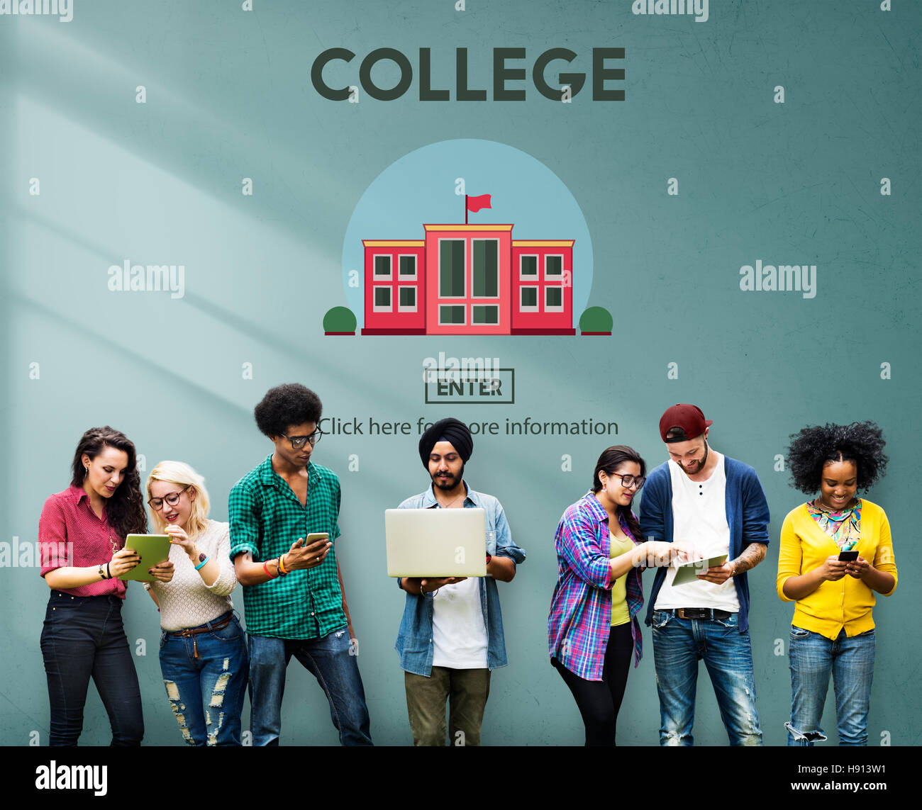 College Academic School Student Concept Stock Photo - Alamy