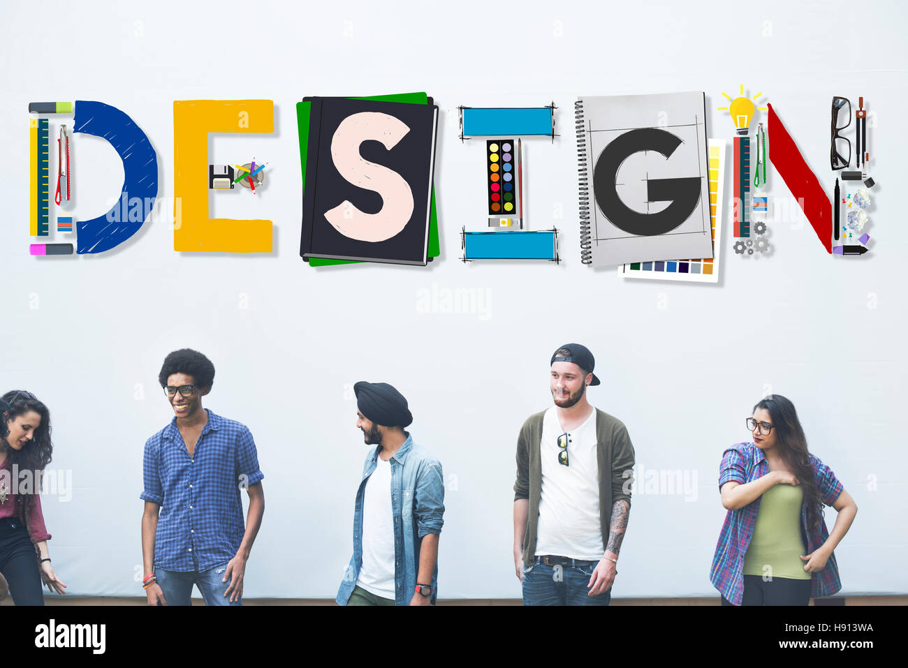 Design Creative Inspiration Art Style Concept Stock Photo - Alamy