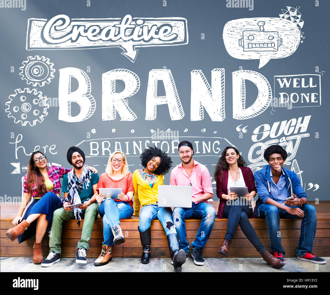 Brand Branding Copyright Trademark Marketing Concept Stock Photo - Alamy