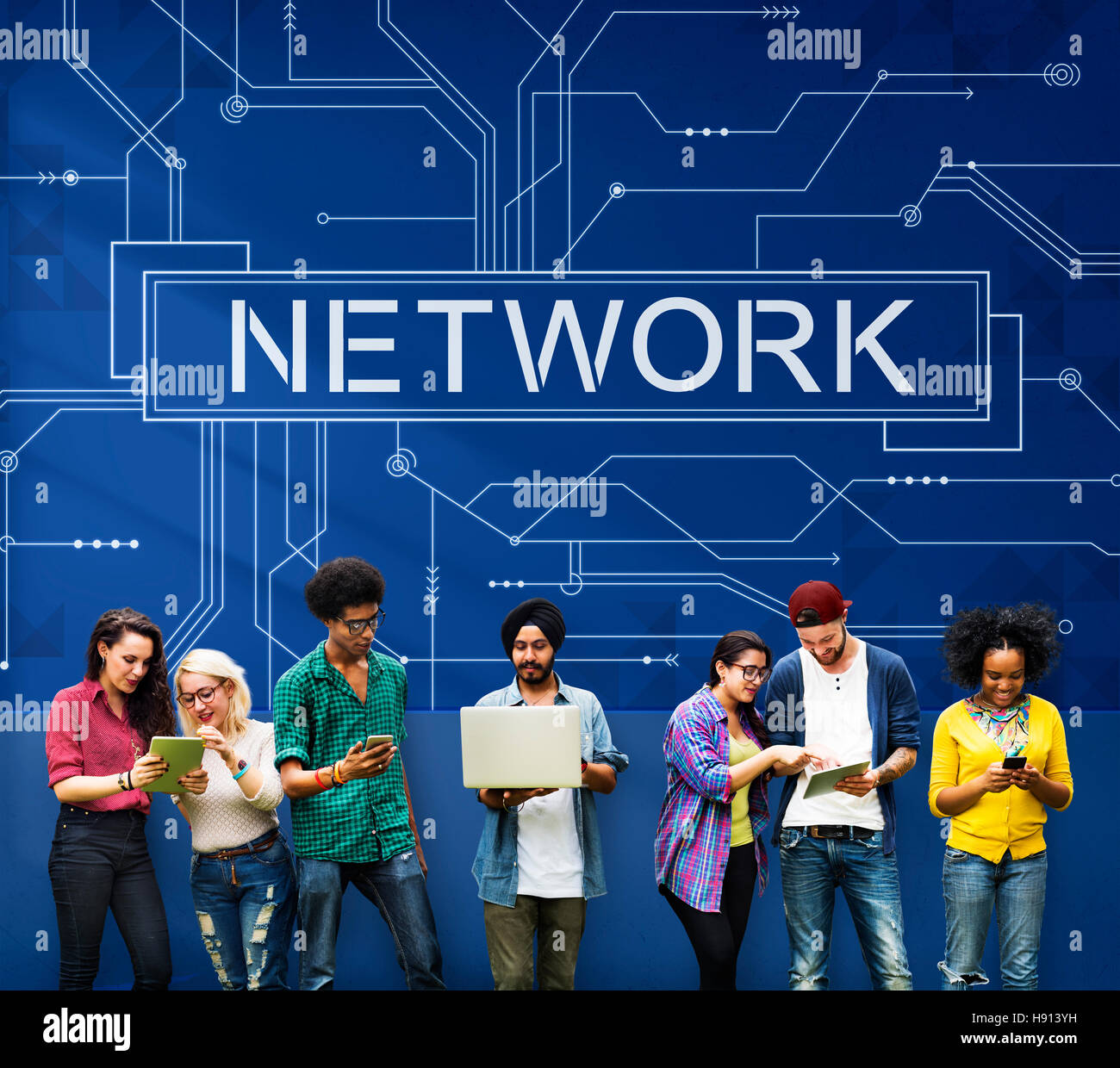 Network Internet Online Technology Future Concept Stock Photo - Alamy