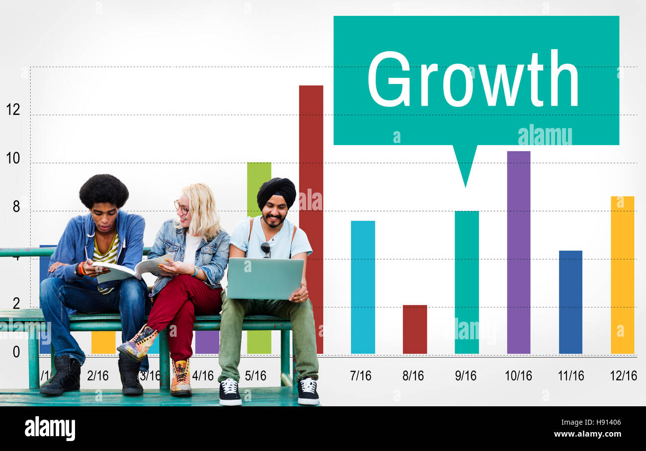 Growth Progress Development Icon Concept Stock Photo - Alamy