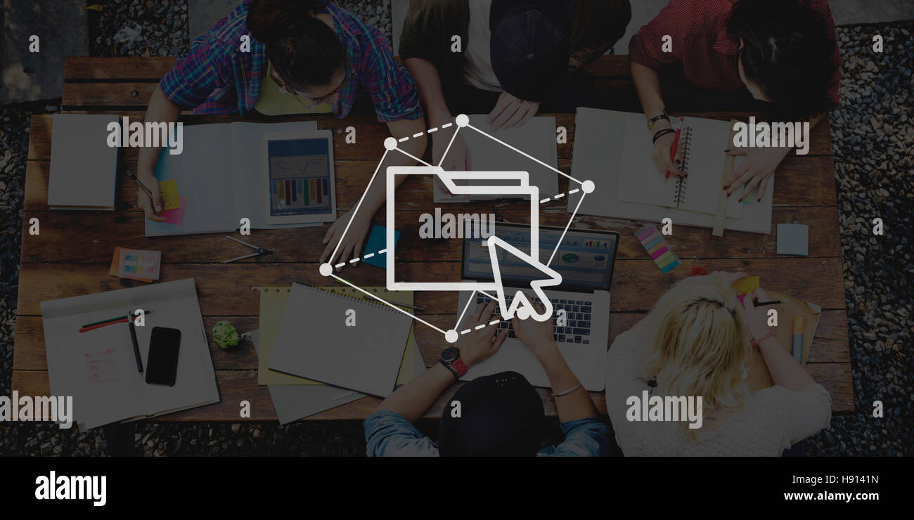 Data Network Technology Globalization Information Concept Stock Photo ...