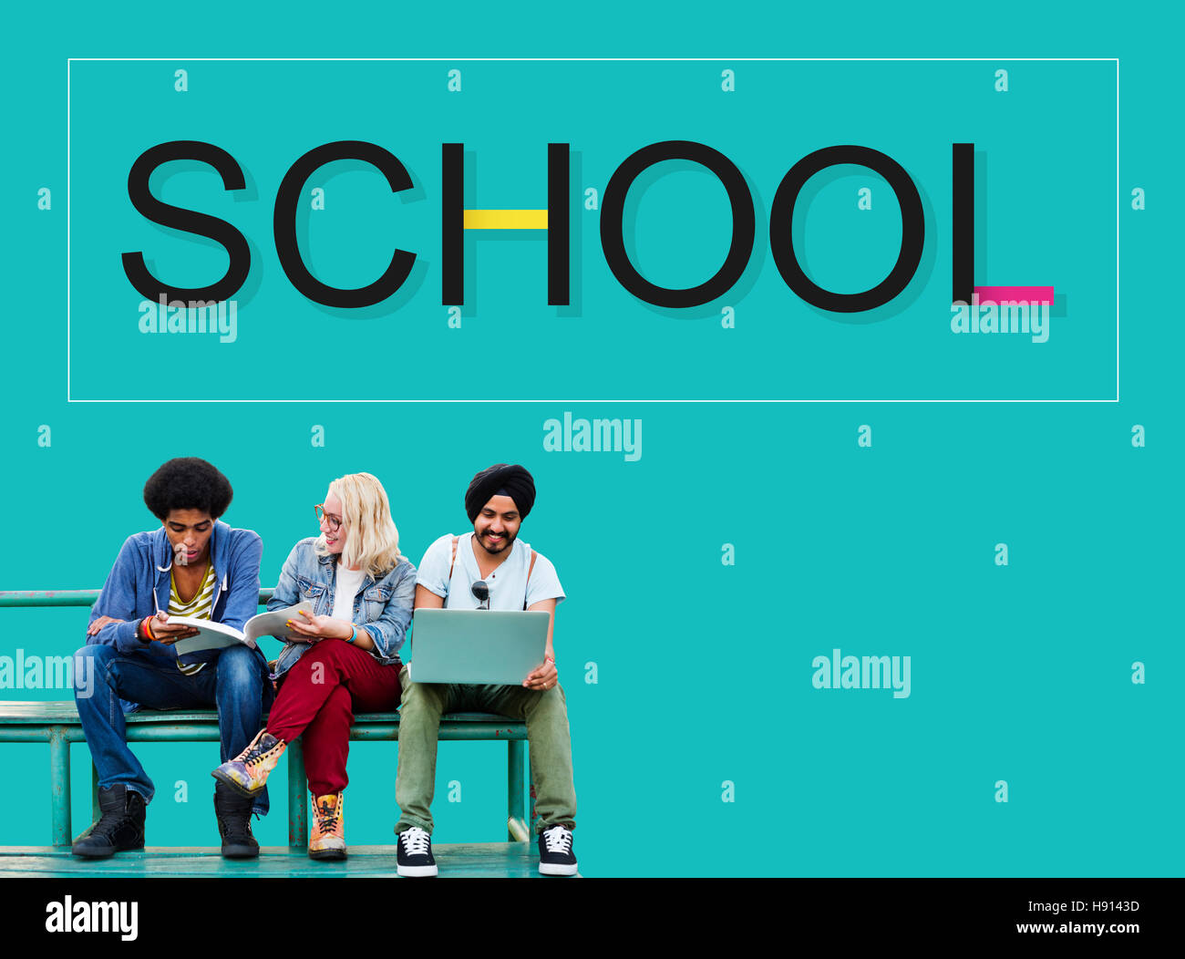 School Schooling Student Knowledge Educational Concept Stock Photo - Alamy