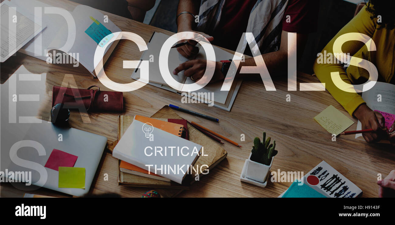 Goals Aspiration Target Vision Confidence Hopeful Concept Stock Photo ...