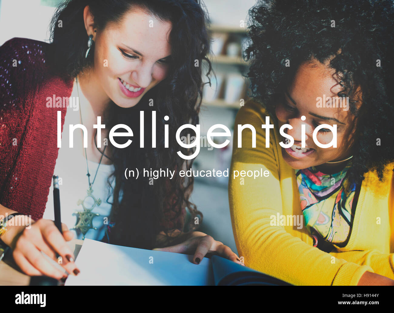 Intelligentsia Highly Educated Literate Knowledge Concept Stock Photo ...