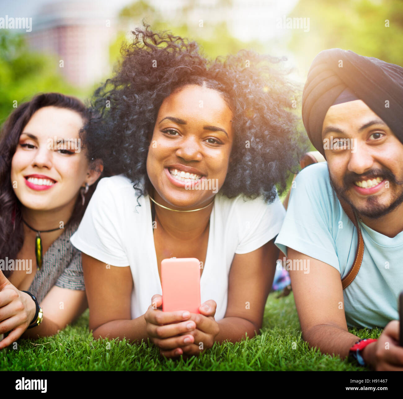 Talking Brainstorming Communication Friends Concept Stock Photo - Alamy