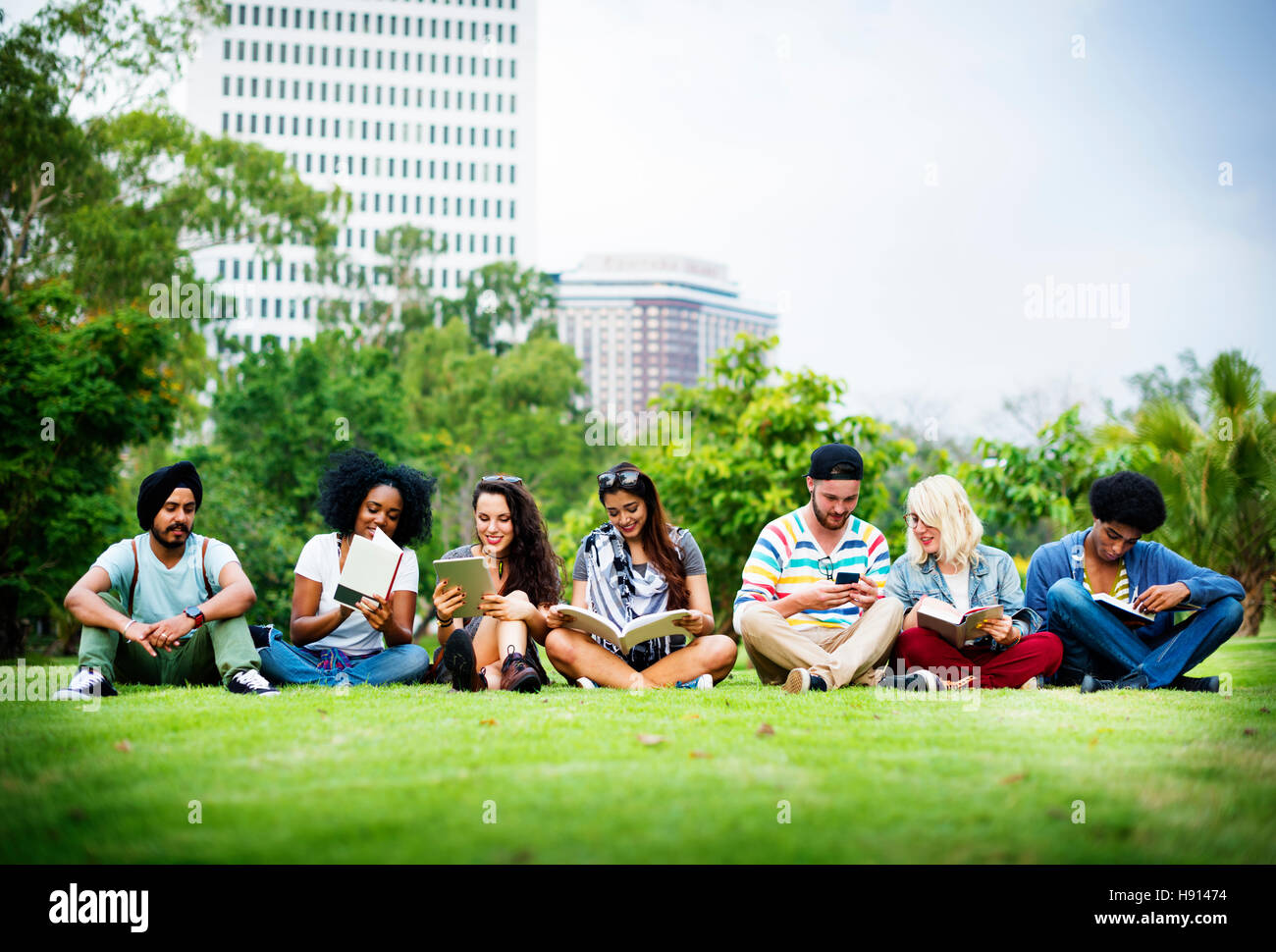 Bonding Community Friends Team Togetherness Unity Concept Stock Photo ...