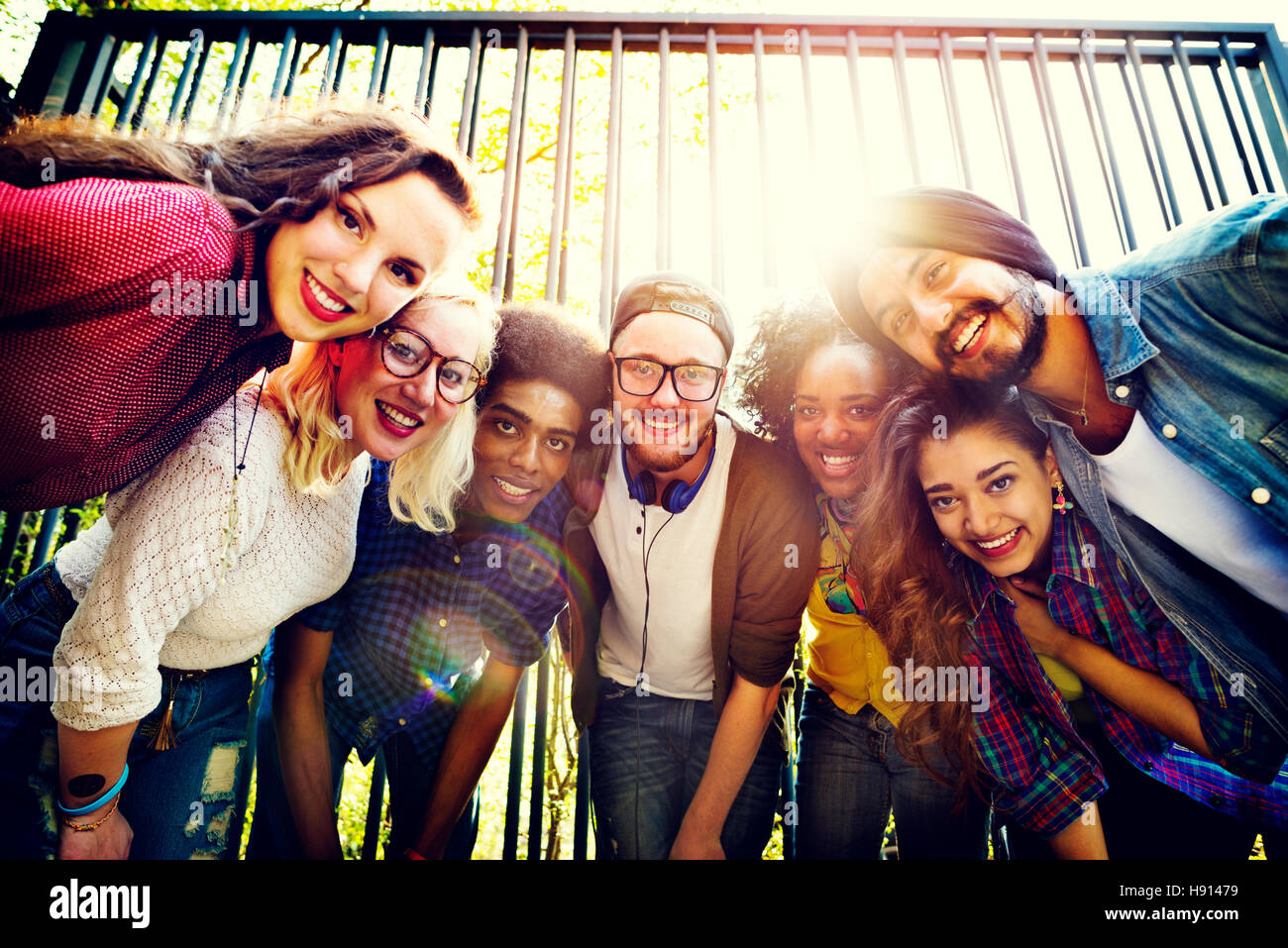 Bonding Community Friends Team Togetherness Unity Concept Stock Photo ...