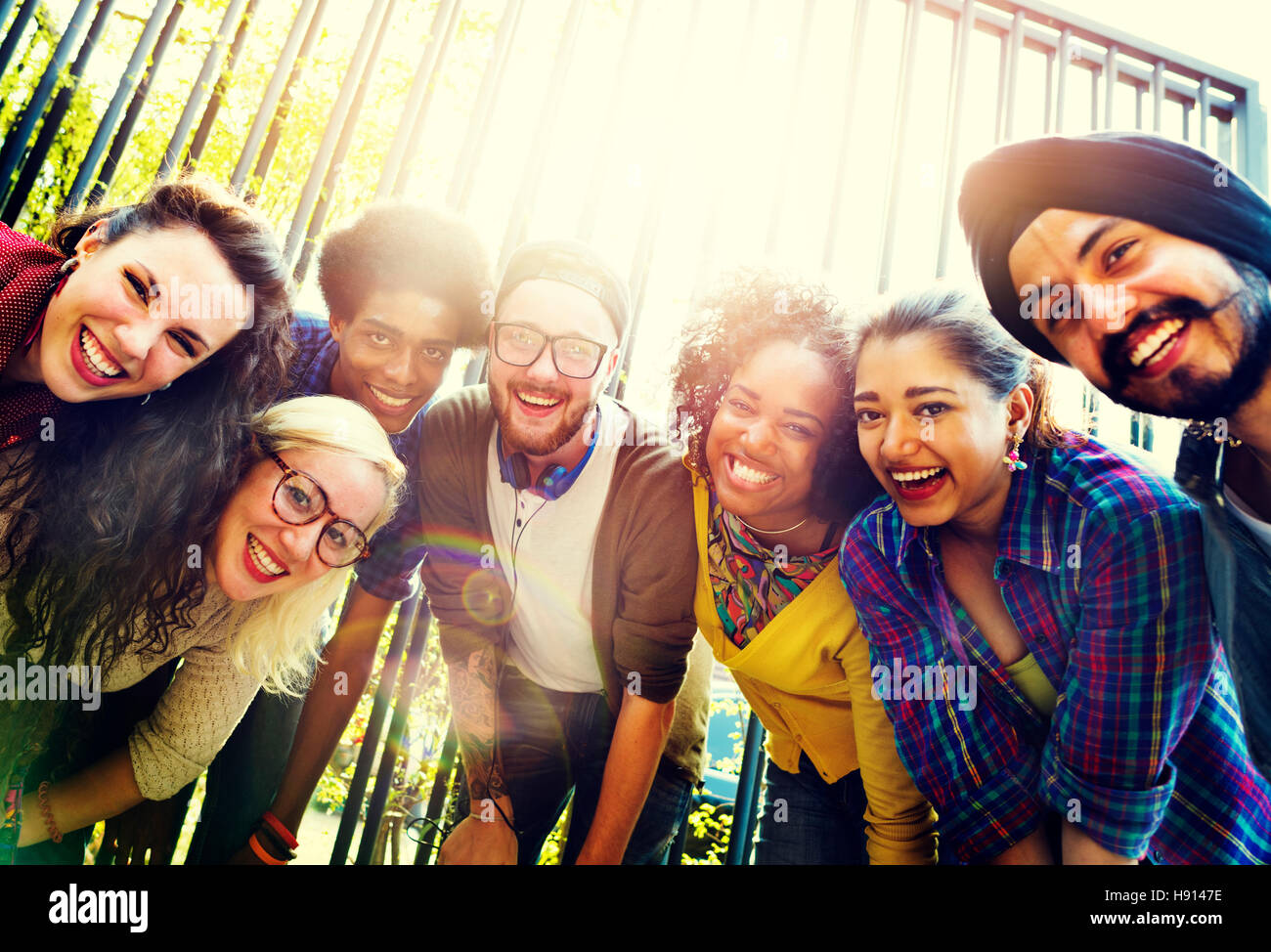 Bonding Community Friends Team Togetherness Unity Concept Stock Photo ...