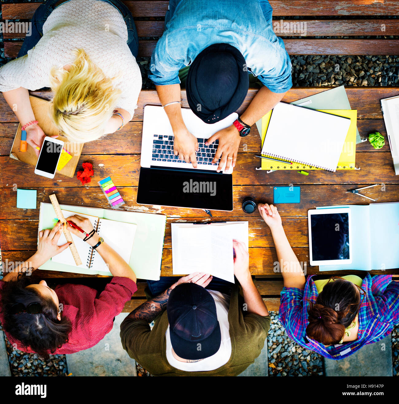 Colleagues Connection Student Relationship Team Concept Stock Photo - Alamy