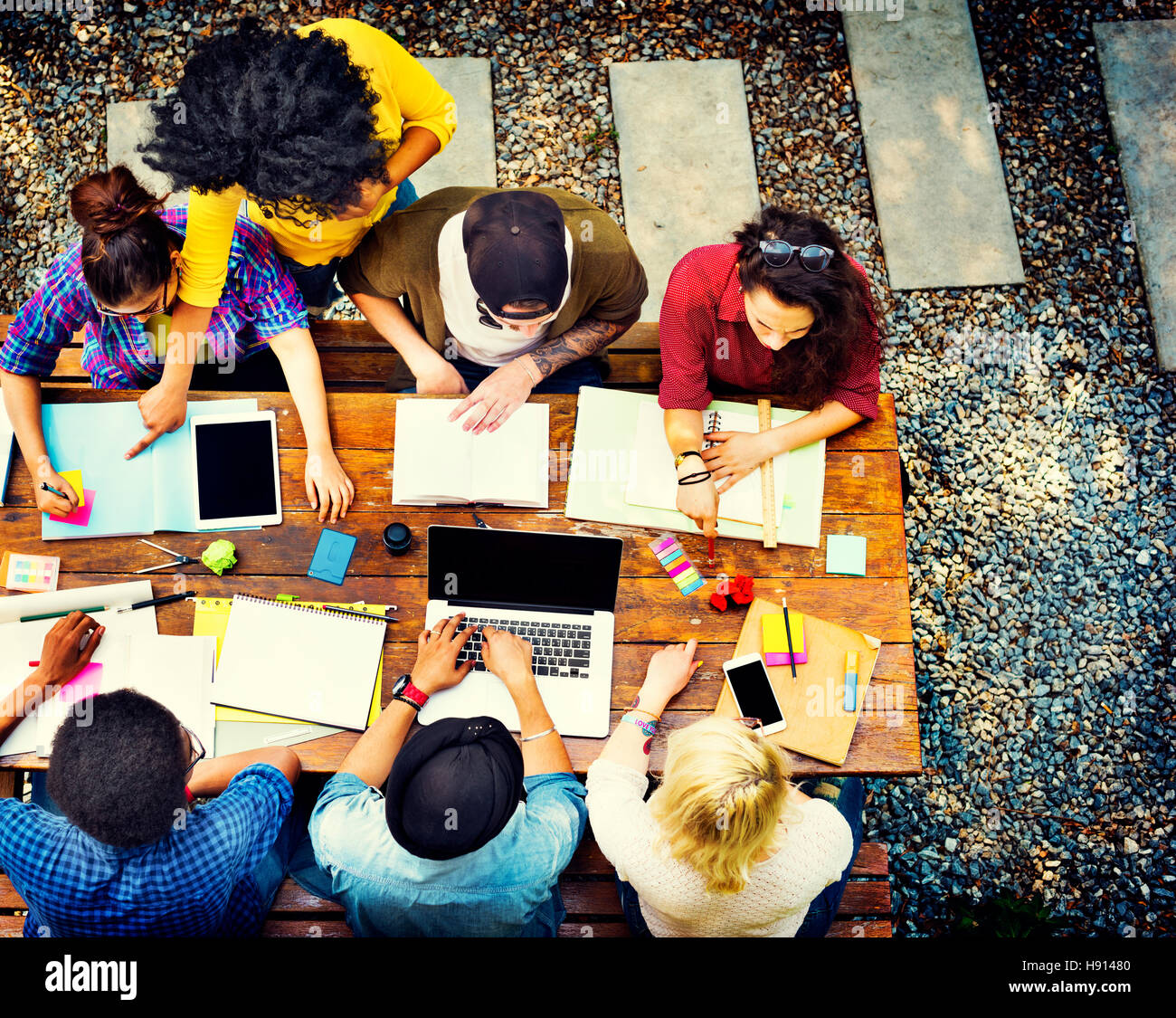 Colleagues Connection Student Relationship Team Concept Stock Photo - Alamy