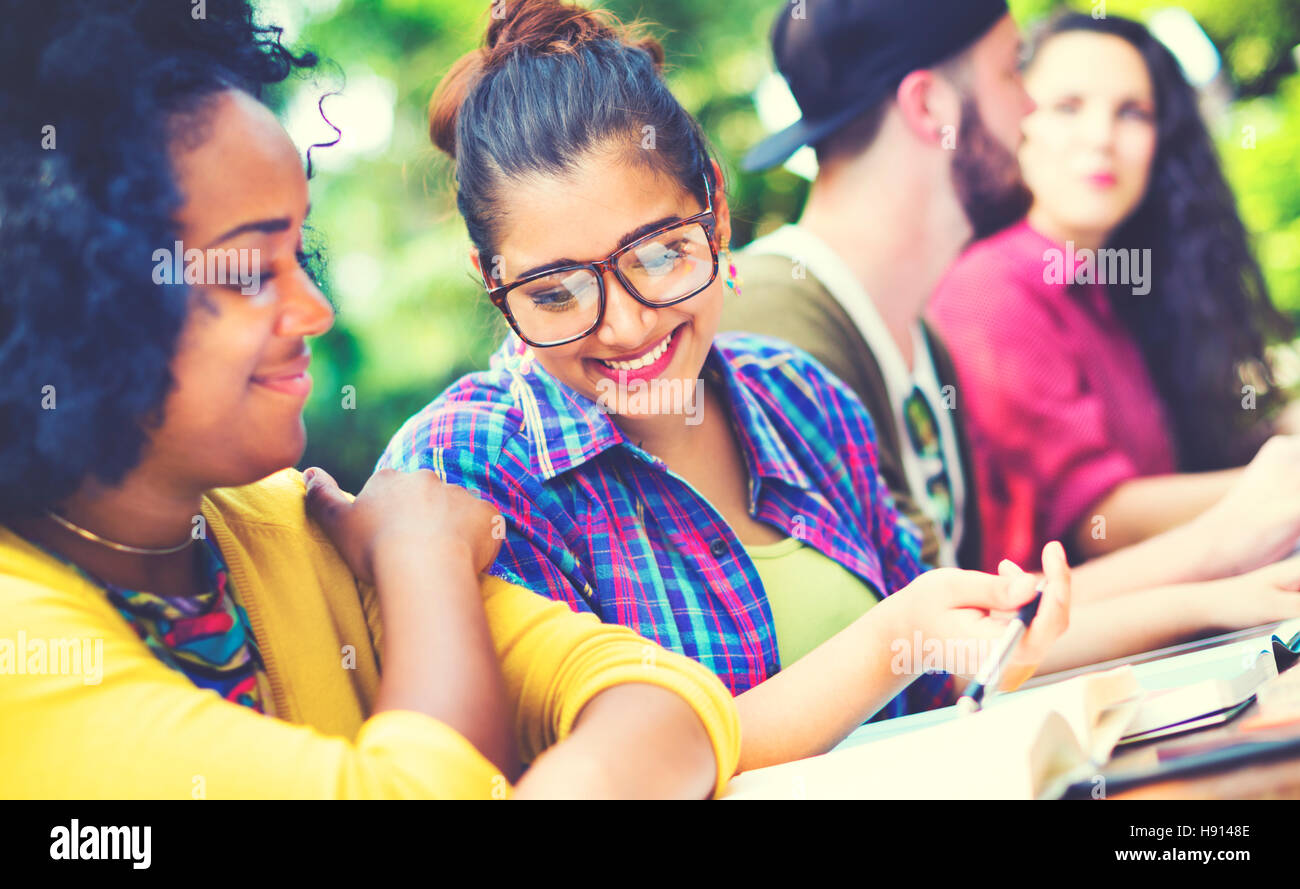 College Communication Education Planning Studying Concept Stock Photo ...