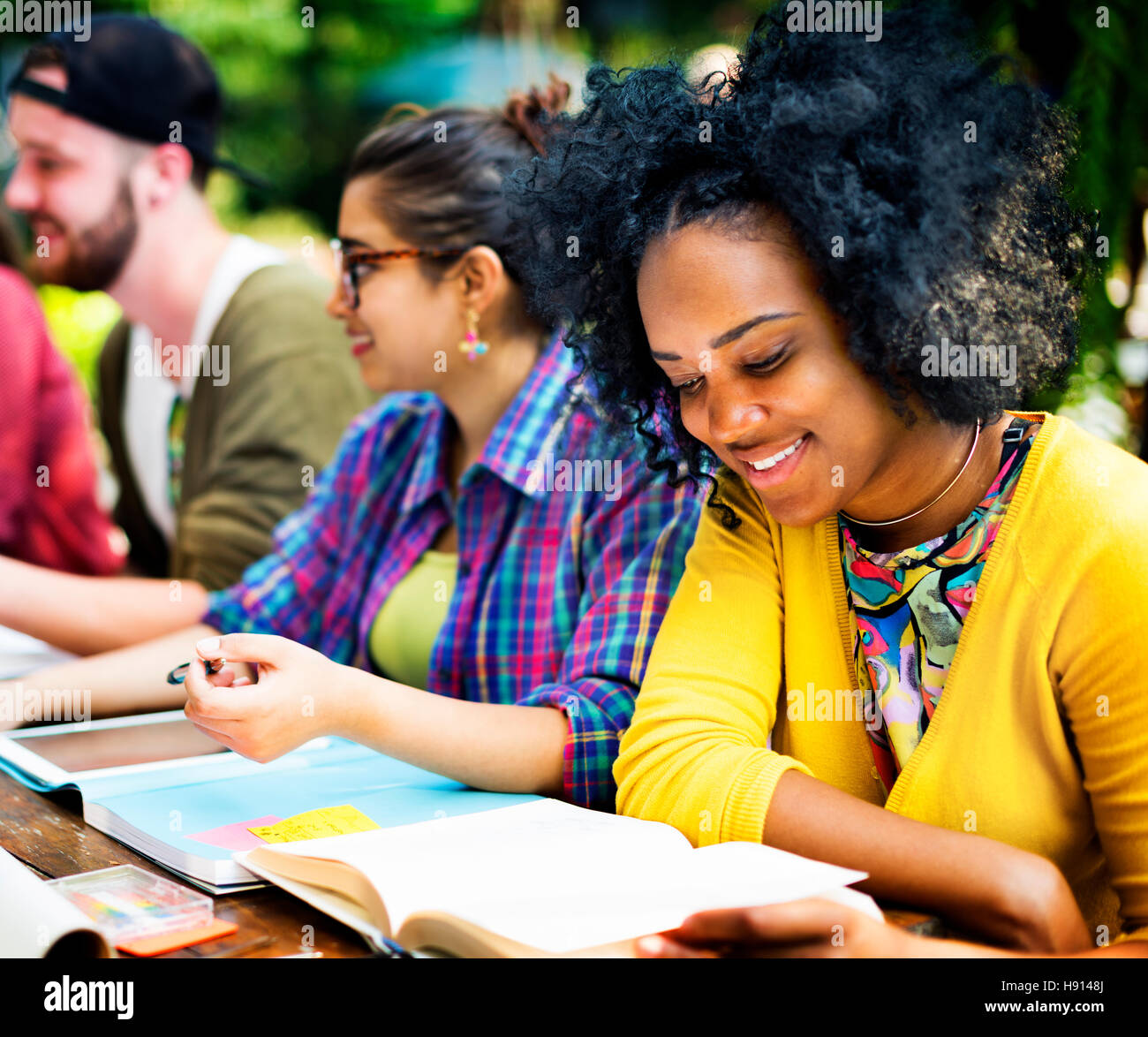 College Communication Education Planning Studying Concept Stock Photo ...