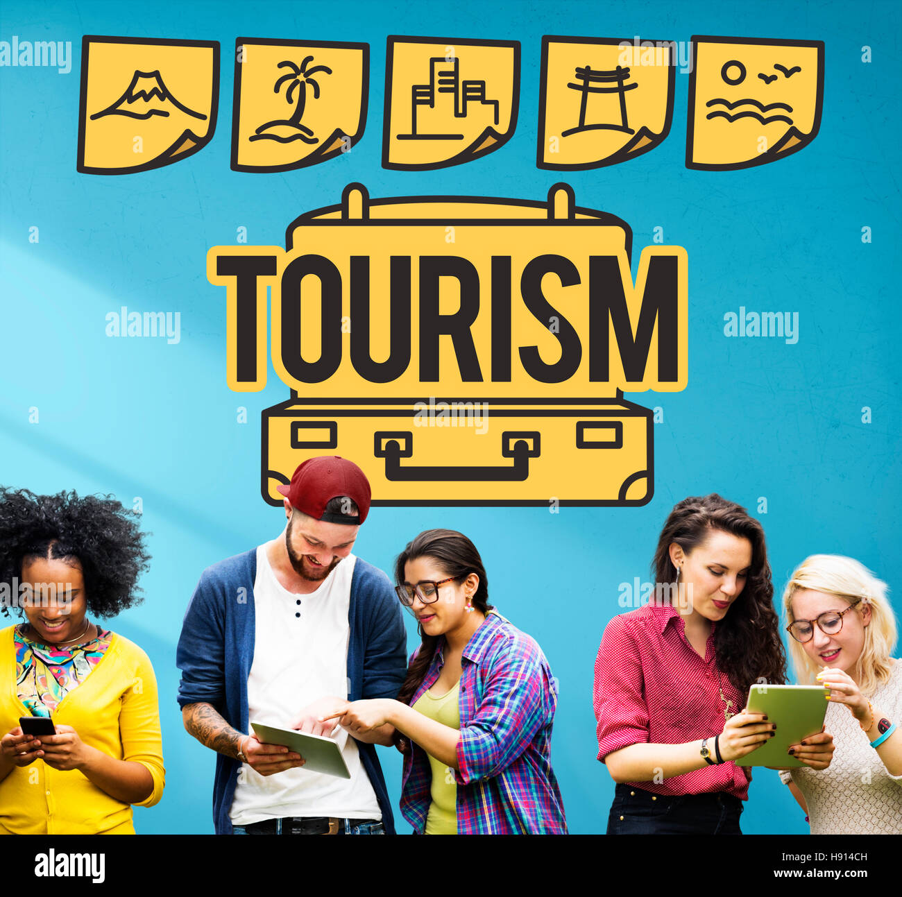 Tourism Travel Journey Trip Tour Concept Stock Photo - Alamy